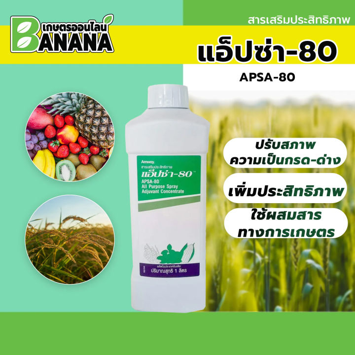 💥แอ็ปซ่า-80💥APSA-80 ขนาด 1 ลิตร สารเพิ่มประสิทธิภาพ ของแท้ 100% จาก ...