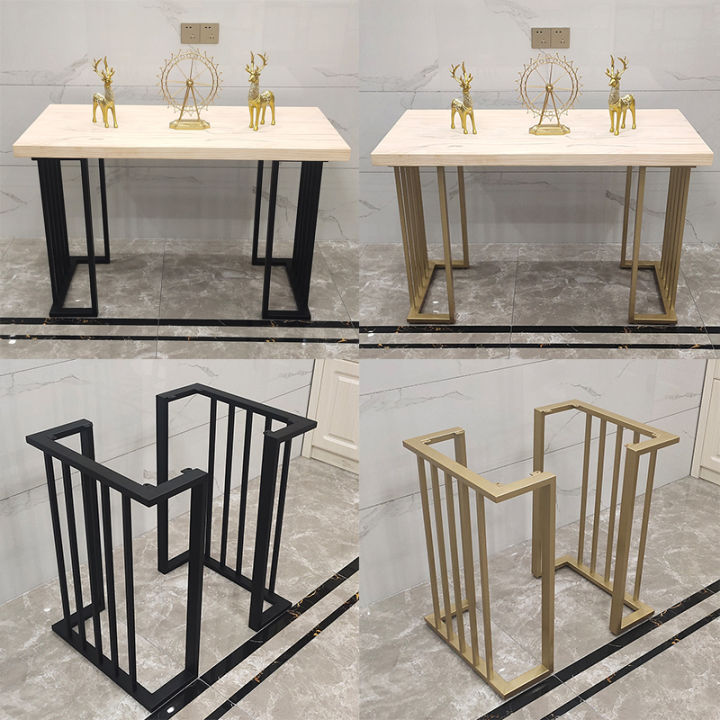 Customize modern wrought iron painted metal table leg table leg bracket ...