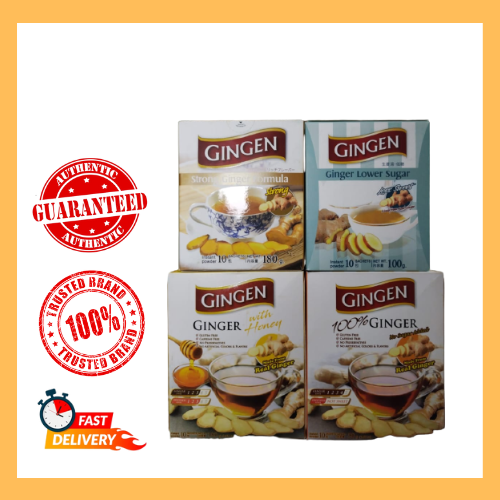 GINGEN GINGER DRINK 100% GINGER/ GINGER WITH HONEY/STRONG GINGER/ LOW ...