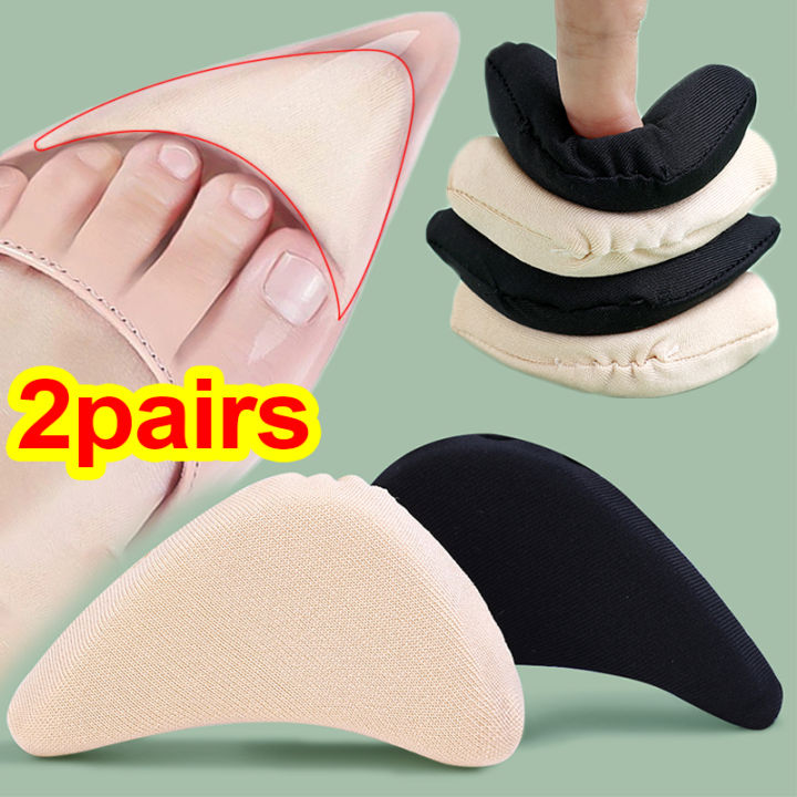 2Pairs Women Sponge Forefoot Insert Toe Plug Half Forefoot Cushion Anti ...
