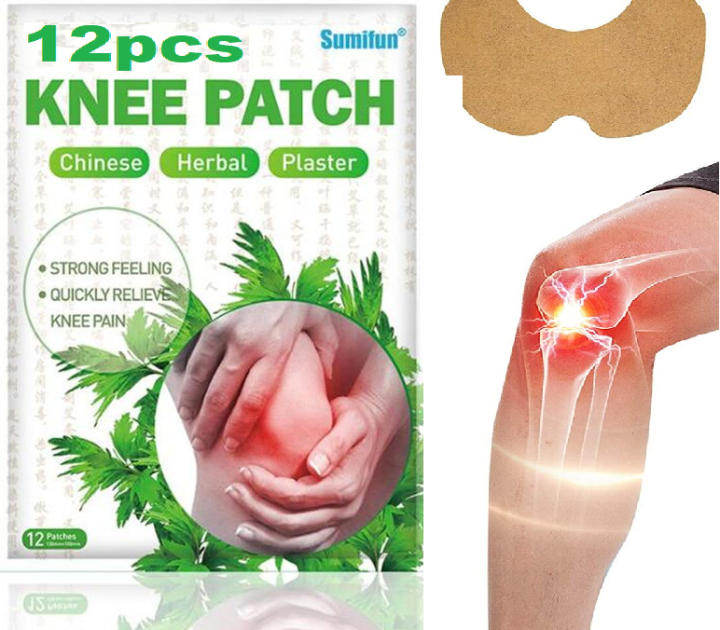 ARDIGI 12Pcs Knee Patch Pain Relief New Plaster Sticker Wormwood Joint ...