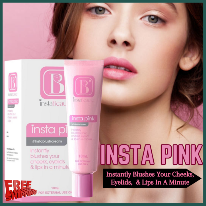 SUPER TRENDING INSTANT PINK Insta Beaute Insta Pink Blush Cream, Eyelid ...