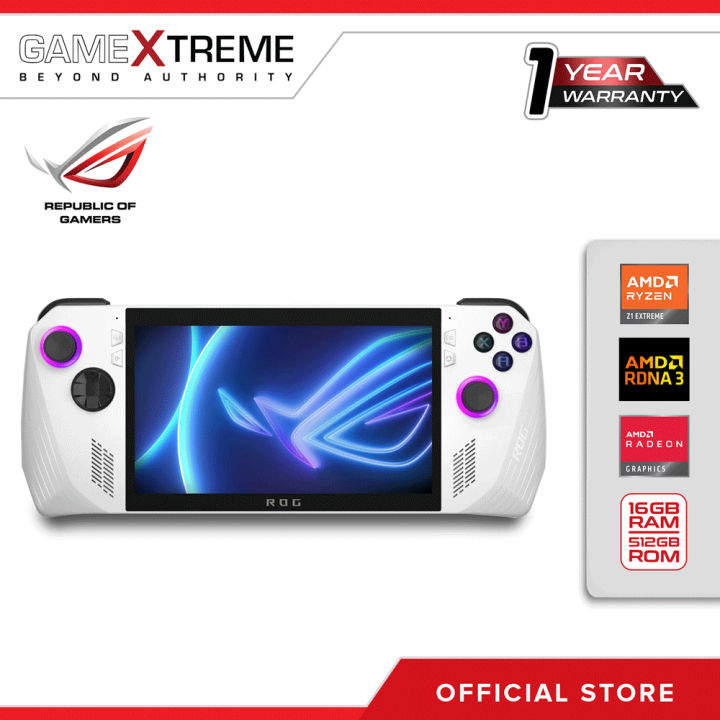 Asus ROG Ally AMD Ryzen™ Z1 Extreme 16GB RAM + 512GB ROM Handheld Game ...