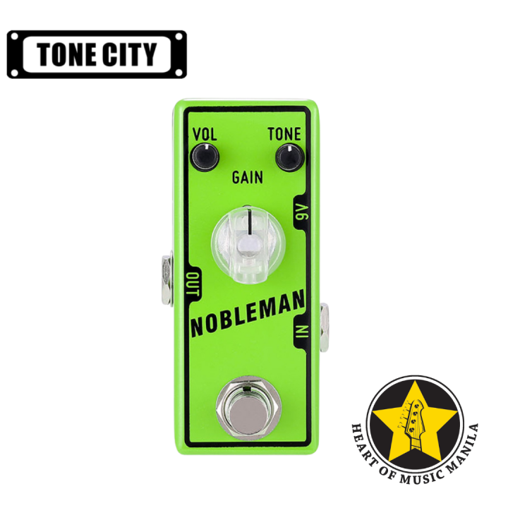 Tone City Noble Man Overdrive Guitar Pedal Guitar Effects | Lazada PH