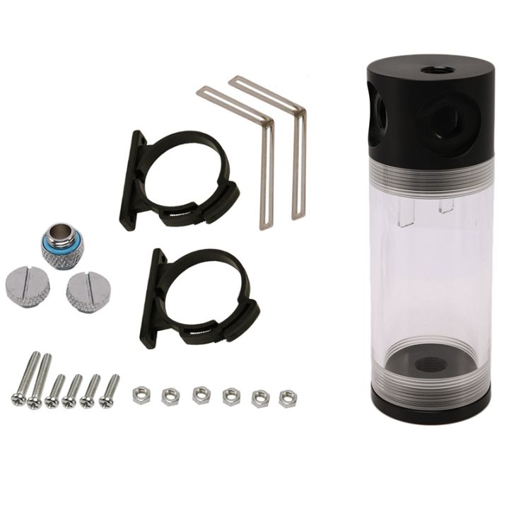 Acrylic Cylinder Reservoir Water Tank G1/4 50Mm X 140Mm For Pc Liquid ...