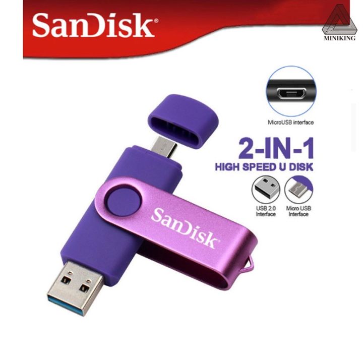 Shipping COD Sandisk USB 2.0 classA Android V8 OTG Flash Drive 8GB 16GB ...