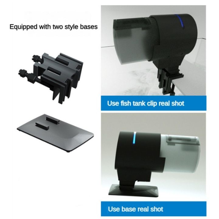 Smart Aquarium Fish Feeder Automatic Fish Tank Food Dispenser Feeding ...