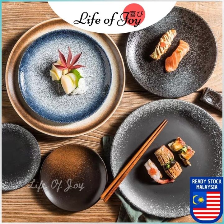 LOJ Japanese Ceramic Plate Tableware Japanese Tableware Home Restaurant ...