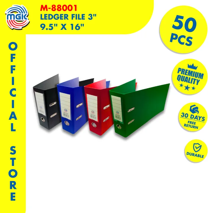 MGK Lever Archfile Ledger File 3 Inches 50 pcs | Lazada PH