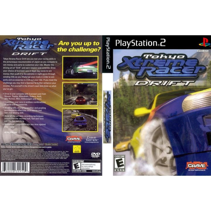 แผ่นเกมส์ PS2 Tokyo Xtreme Racer Drift คุณภาพ ส่งไว | Lazada.co.th