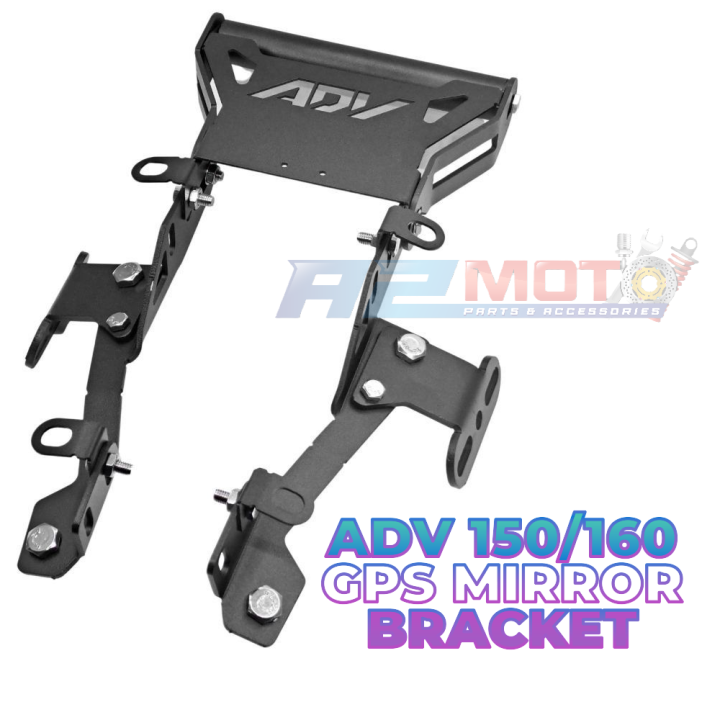 HONDA ADV 150 160 GPS Phone Holder Bracket Mount for Windshield Side ...