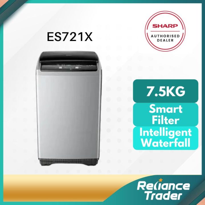 SHARP Fully Auto Washing Machine (7.5KG) ESX7021 / (7.5KG) ES721X | Lazada