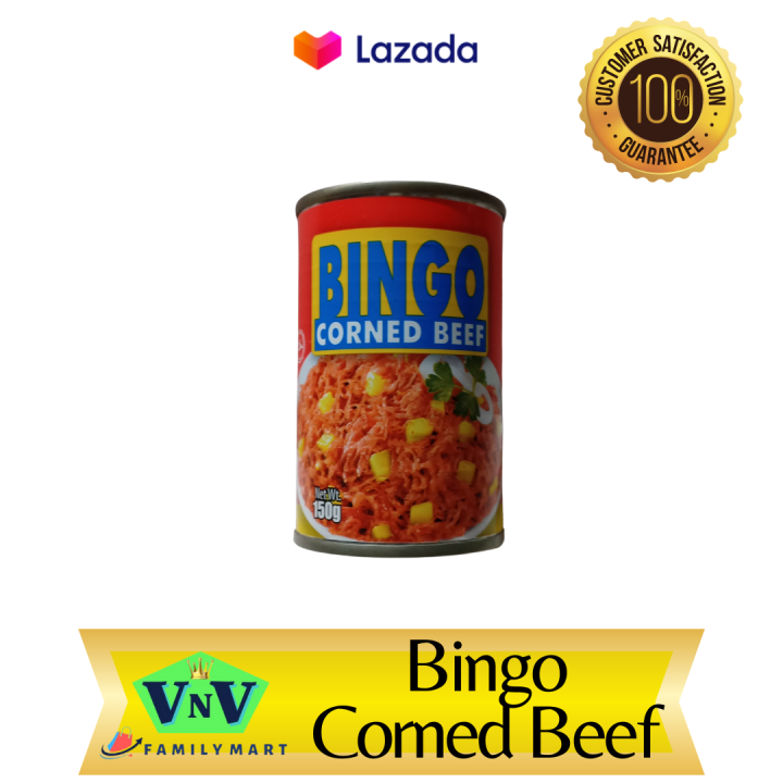 VNV BINGO CORNED BEEF 150g x 1 can | Lazada PH