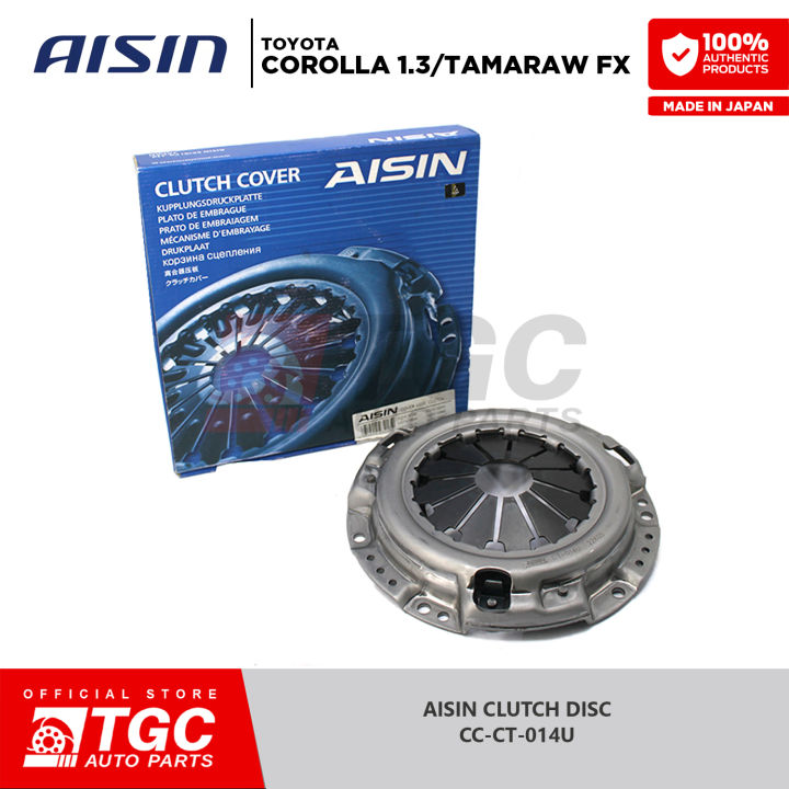 AISIN Clutch Disc Cover Assy CC-CT-014U (NL-C) Toyota Corolla 2E, 4AF ...