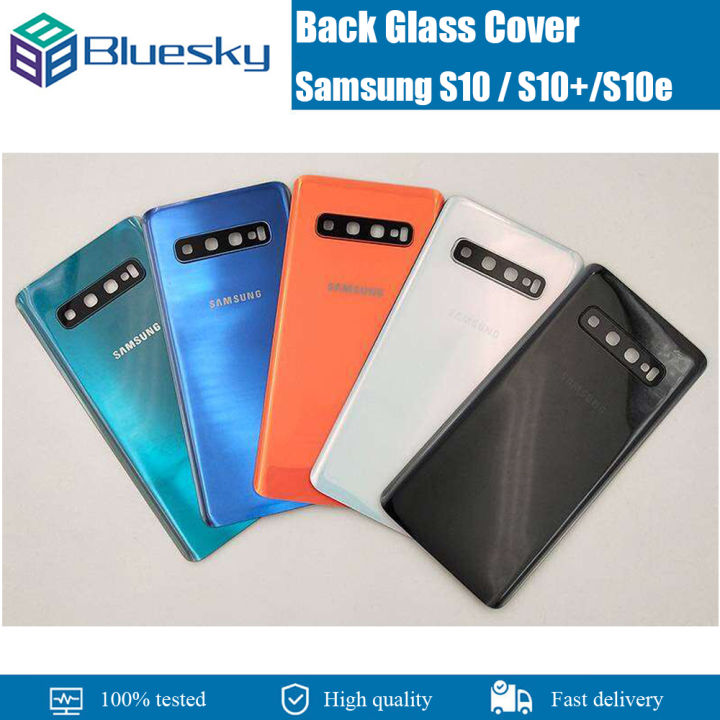 Back Glass For Samsung Galaxy S10 S10 Plus S10+ S10e Back Cover Rear ...