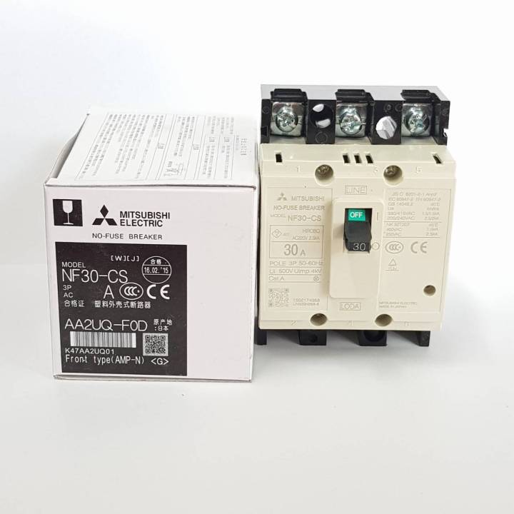 MITSUBISHI เบรกเกอร์มิตซู รุ่น NF30-CS 3P 30A | Lazada.co.th