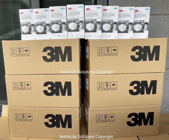 3M N95 9502+ 50pcs Original Box FAST SHIP RESPIRATOR 3M N95 MASK NIOSH ...