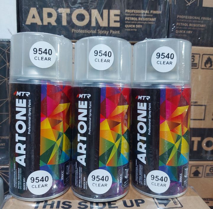 Pilok Pilok Cat Semprot MTR ARTONE Clear Pernis Glossy Transparant ...