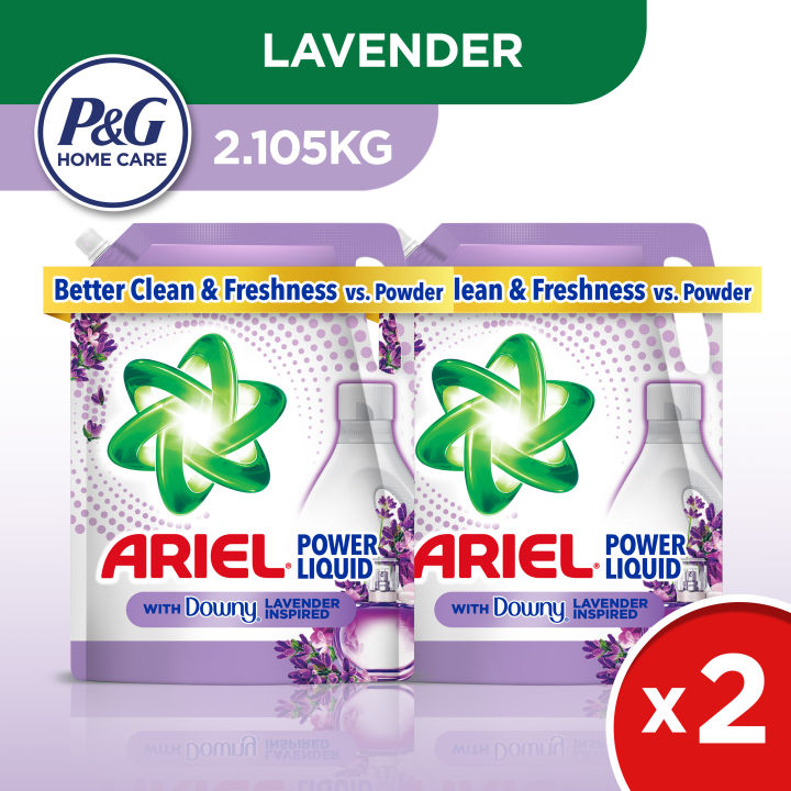 [Bundle of 2] Ariel Liquid Detergent Lavender 2.105KG (Laundry ...