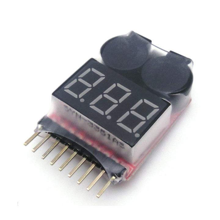 Lipo Battery Voltage Tester Volt Meter Indicator Checker Dual Speaker ...