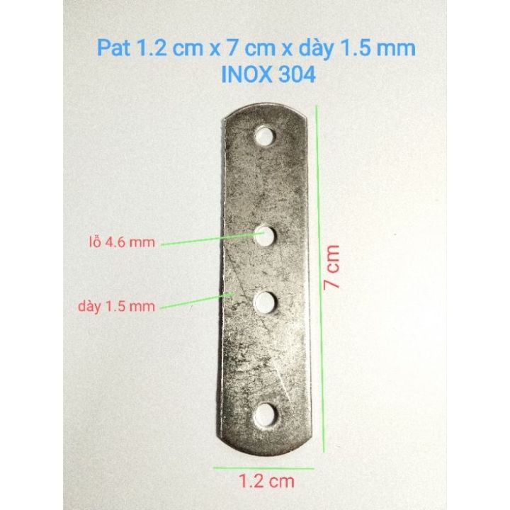 Pat thẳng Inox 304 _ 7 cm , 9cm | Lazada.vn