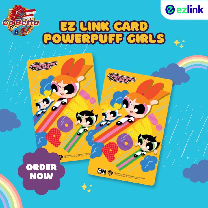 🇸🇬 The Powerpuff Girls SimplyGo EZ-Link Card MRT Bus Ez Link Cards ...