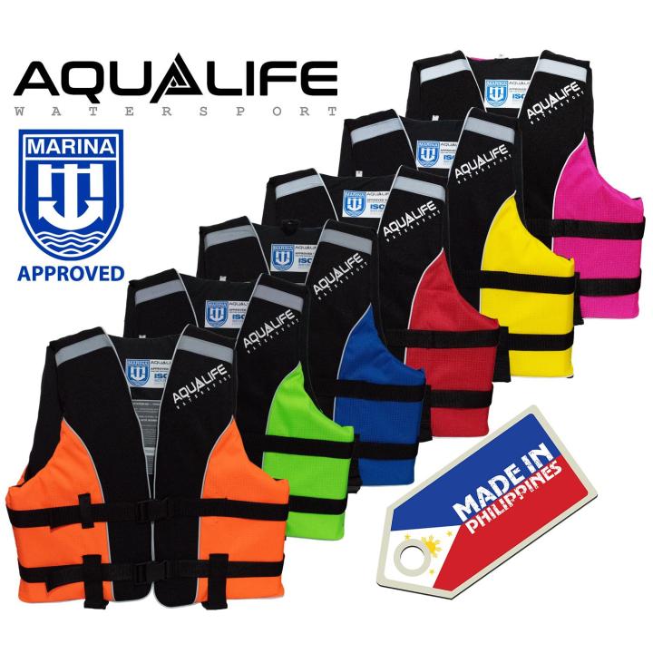 Life Vest AQUALIFE Life Jacket Marina Approved Stabil PFD lifevest ...