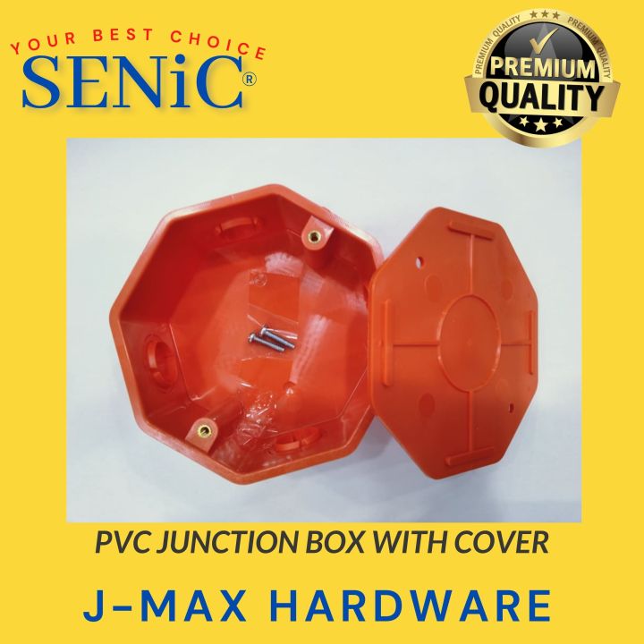 PVC ORANGE JUNCTION BOX WITH COVER | Lazada PH
