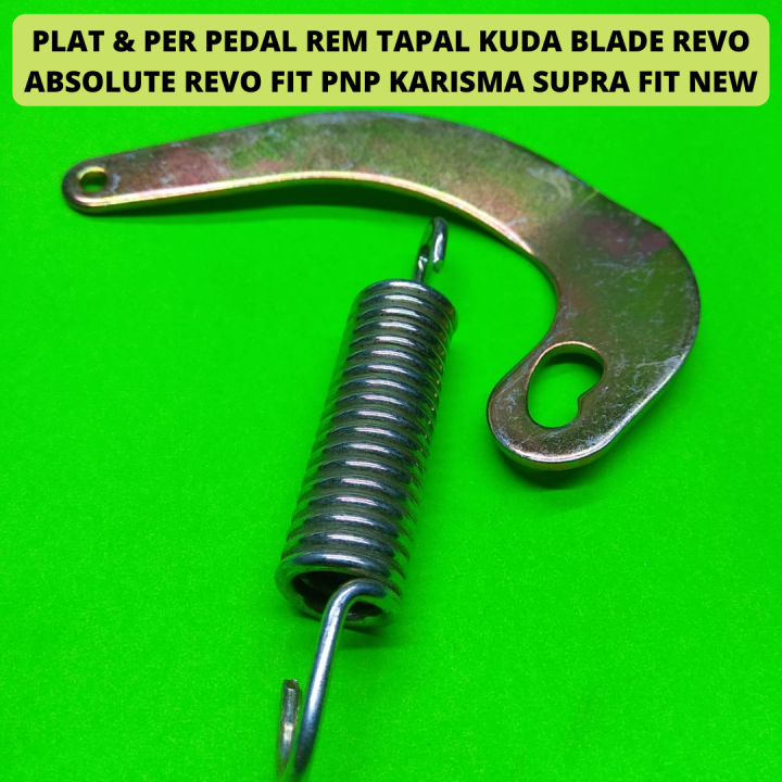 PLAT PEDAL REM STANDAR TENGAH TAPAL KUDA DAN PER HONDA BLADE REVO ...