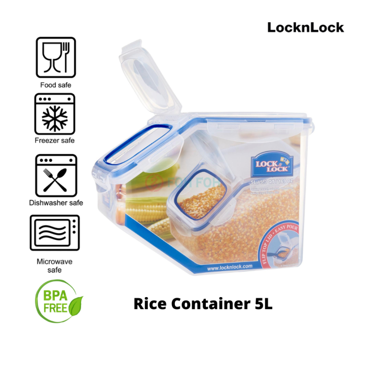 [SG Stock] LocknLock PP BPA Free Classic Rice Case Rice Storage ...