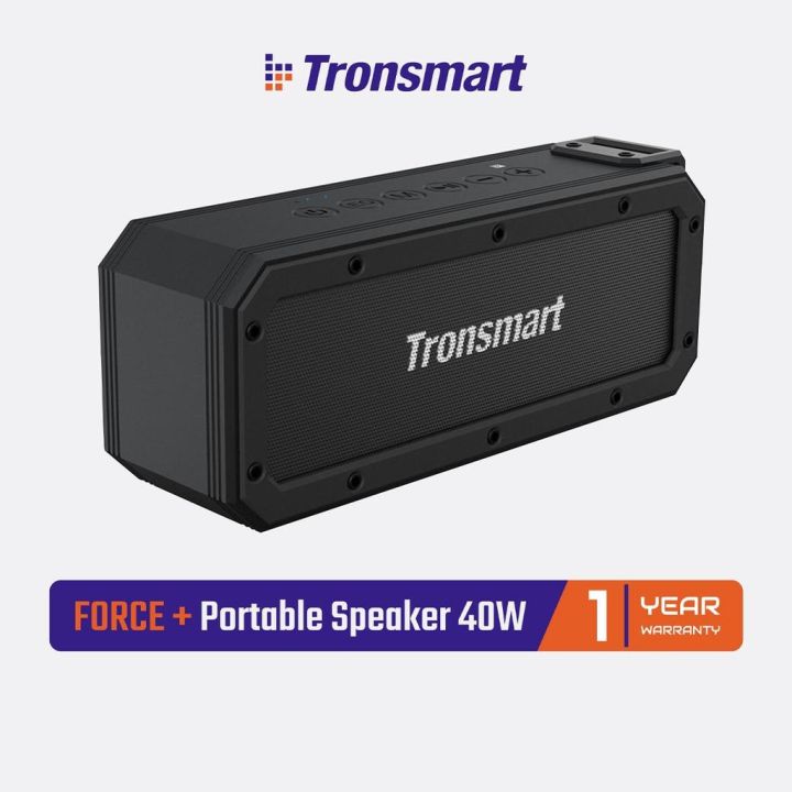 Tronsmart Element Force+ SoundPluse 40W ลำโพงบลูทูธ เสียงสเตอริโอ เบส ...
