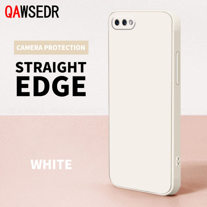 Qawsedr สำหรับ Oppo A5s A12 A7 2018 A11k F9 Pro Carema ป้องกันสแควร์ตรง