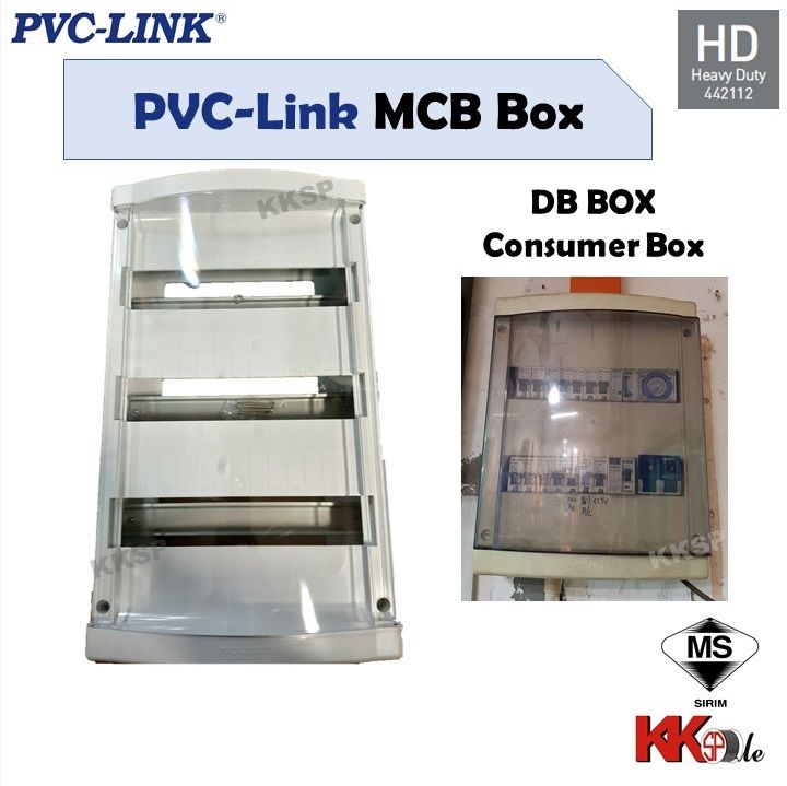 (New Stock, HEAVY DUTY) PVC LINK PVC MCB box DB box Consumer box - 6 ... (New Stock, HEAVY DUTY) PVC LINK PVC MCB box DB box Consumer box - 6 ...