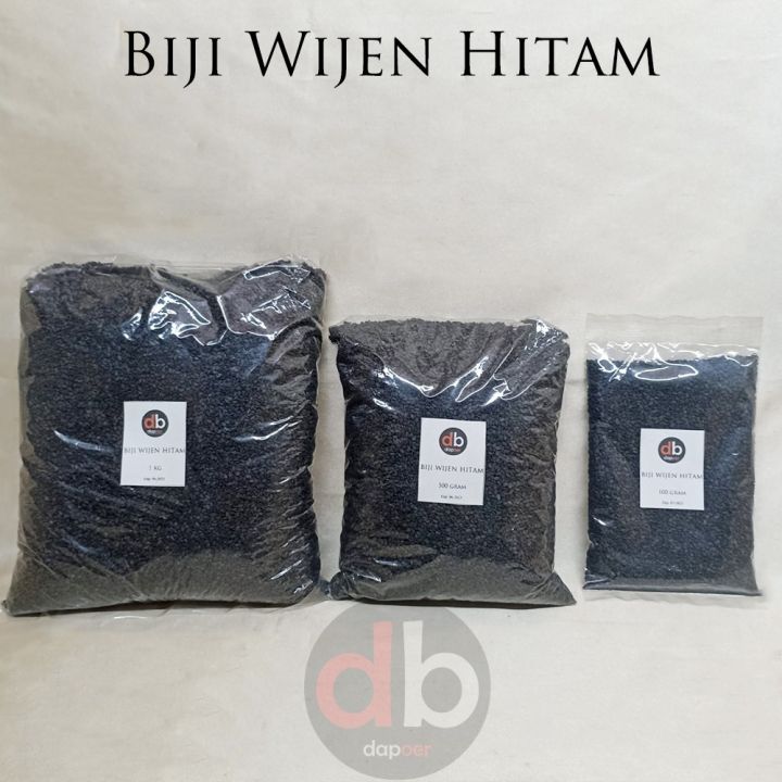 Black Sesame Seed | Wijen Hitam 1kg | Lazada Indonesia