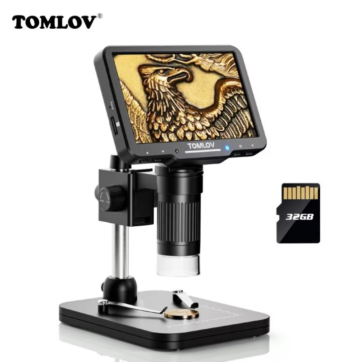 [🚚Shipping from Malaysia🚛]TOMLOV DM5 Digital Microscope 5" LCD ...