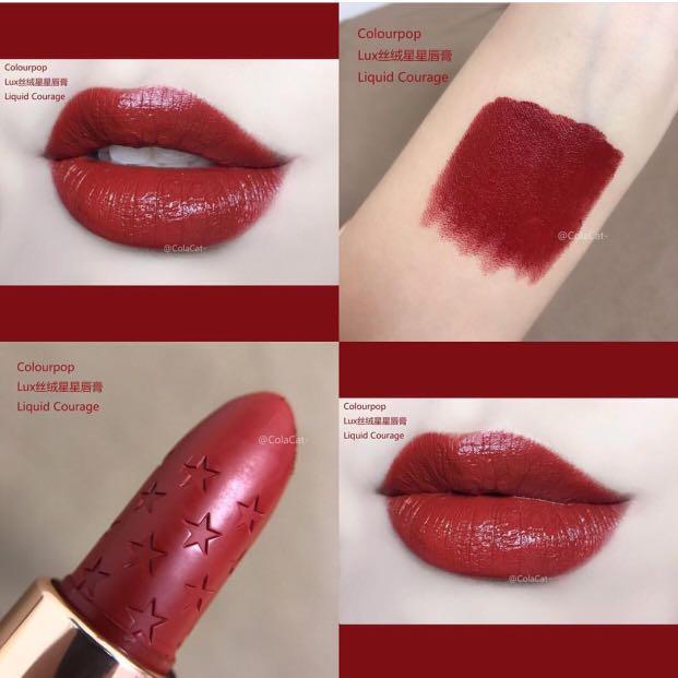 ColourPop Foolish Gallop LA Lady Liquid Courage On Display Creme Lux ...