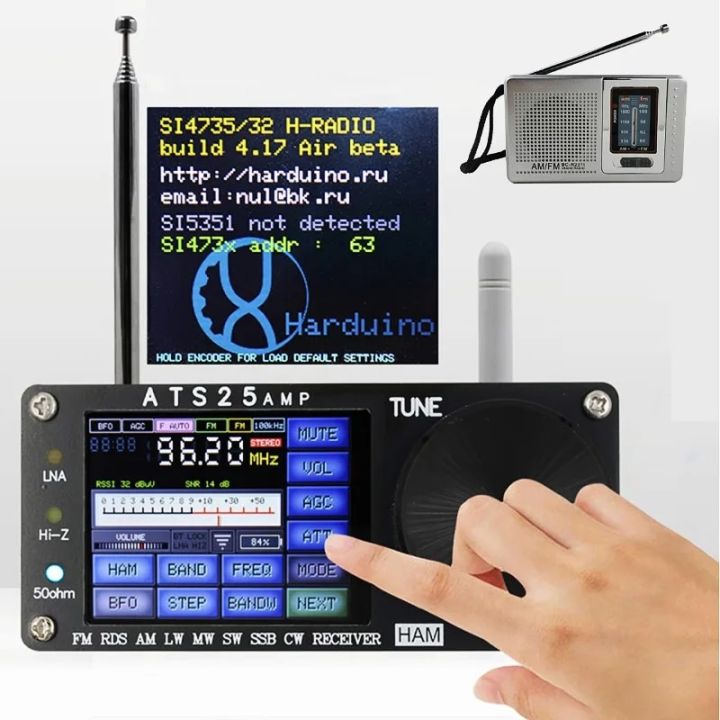 ATS25 Firmware Full-band Network WIFI RDS Portable Shortwave Radio With Spectrum Scanning DSP ...