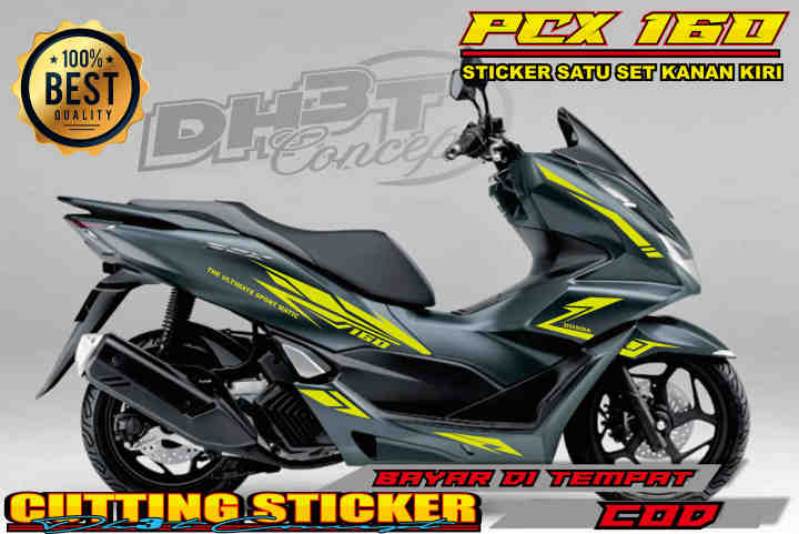 STICKER PCX 160 CUTTING STICKER STRIPING PCX NEW MODEL 3 | Lazada Indonesia