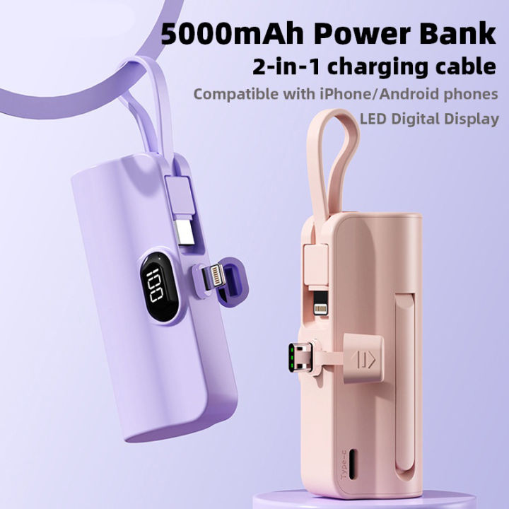 Affordable SX197 Pocket Size Handy Power Bank 5000mAh with LED Display ...