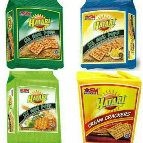 Hatari see hong puff malkist crackers kelapa / sugar 245 gram | Lazada ...