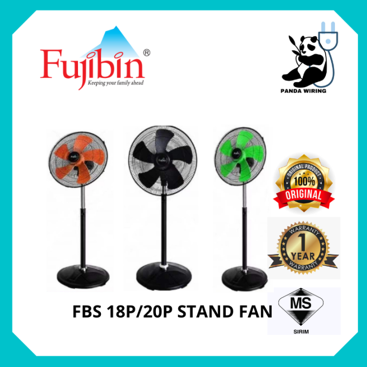 FUJIBIN STAND FAN 20INCH/18INCH COLOUR ABS 5 BLADE STAND FAN FBS-20P ...
