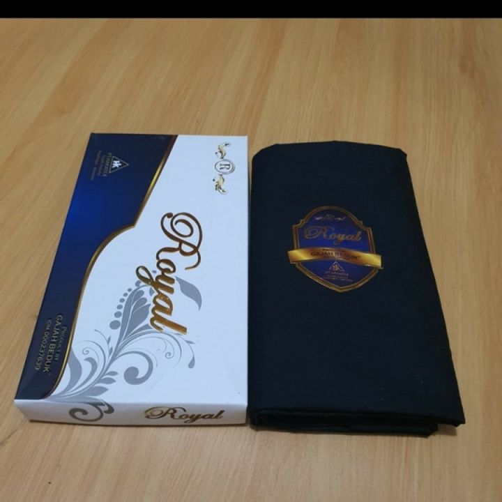 SARUNG ROYAL HITAM POLOS | Lazada Indonesia