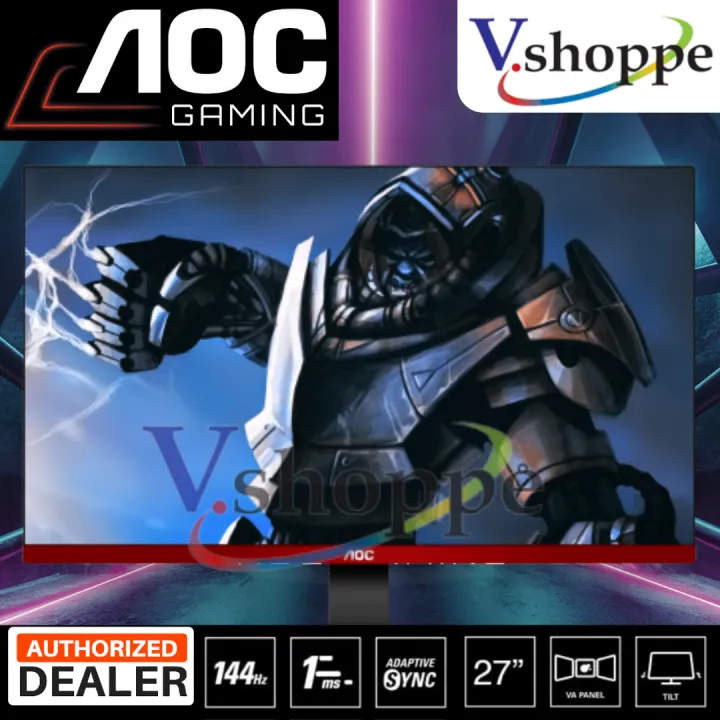 AOC G2790VX 27 Inch 144Hz FHD 1080p HDR Mode Adaptive Sync VA Gaming ...