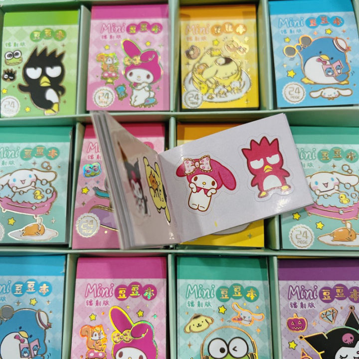 [ kho sỉ tphcm ] Sổ Hình Dán Sticker Hoạt hình Sanrio Mini siêu dể ...