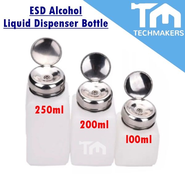 100ml / 250ml / 200ml Anti-Static ESD Alcohol Plastic Liquid Dispenser ...