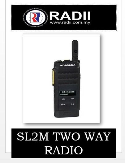 MOTOROLA SL2M TWO WAY RADIO | Lazada