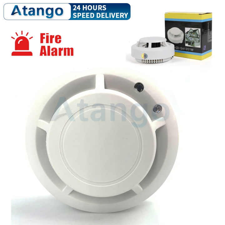 Portable Smoke Detector Fire Alarm Photoelectric Sensitive Sensor Alarm ...