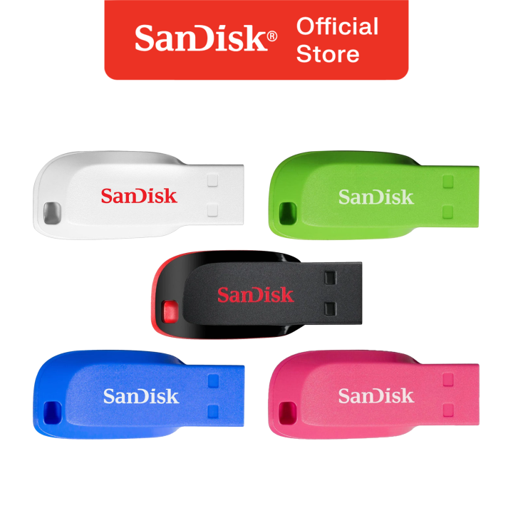 SanDisk Cruzer Blade 16GB USB 2.0 Flash Drive (SET OF 5 COLORS) | Lazada PH