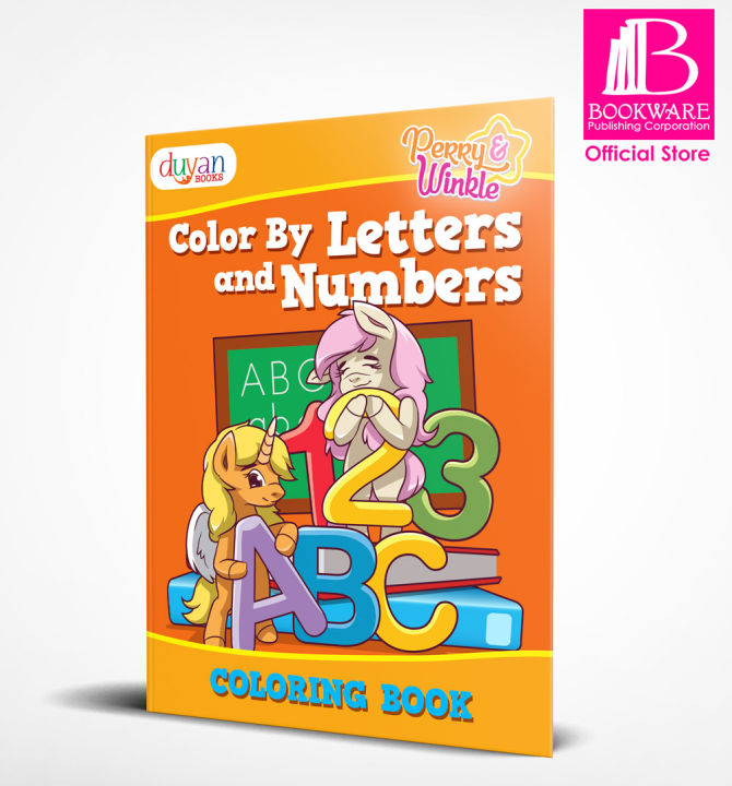 Perry & Winkle: Color by Letters & Numbers Coloring Book | Lazada PH