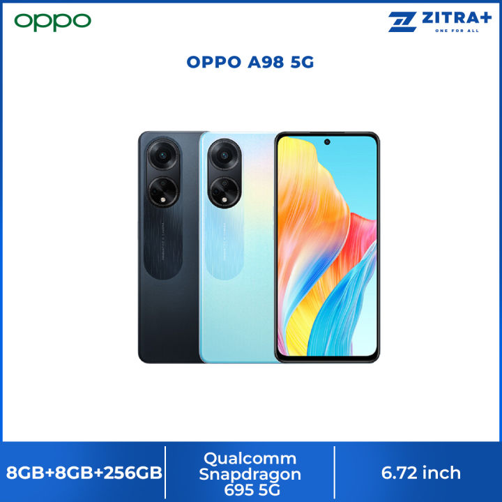 OPPO A98 5G | 8GB+8GB+256GB | NFC | GPS | WLAN | Fingerprint | Facial ...
